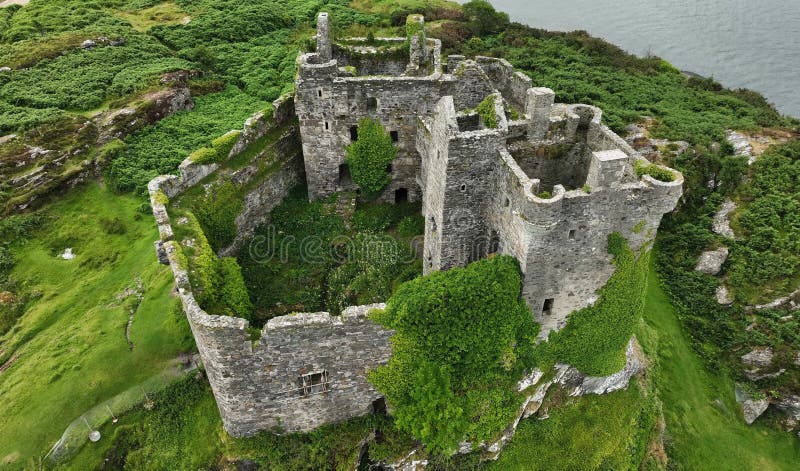 Tioram Castle in Scotland stock image. Image of tower - 317102507