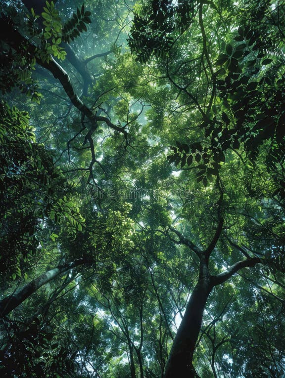 Tree Canopy View stock image. Image of forest, branches - 383681745