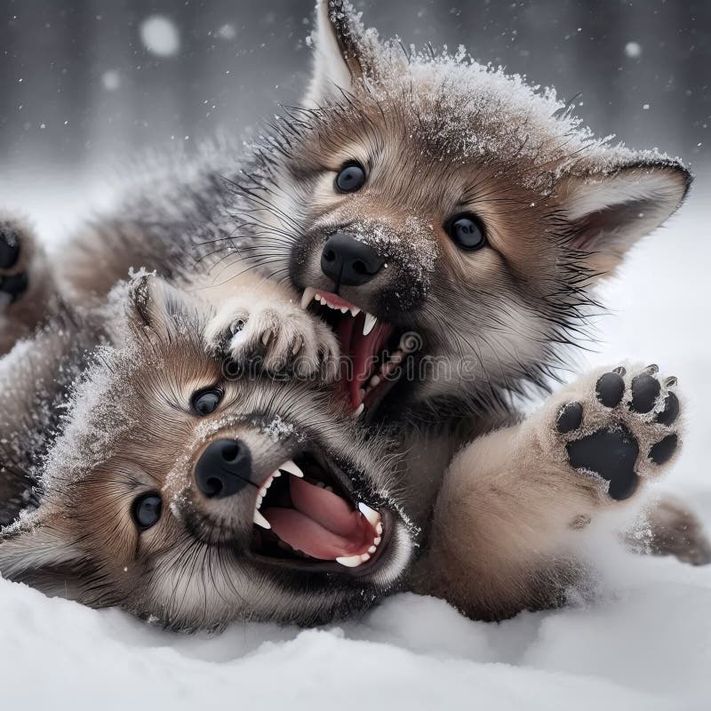 A Photograph of a Wolf in a Fashion Outfit 2020, Generative AI Stock ...