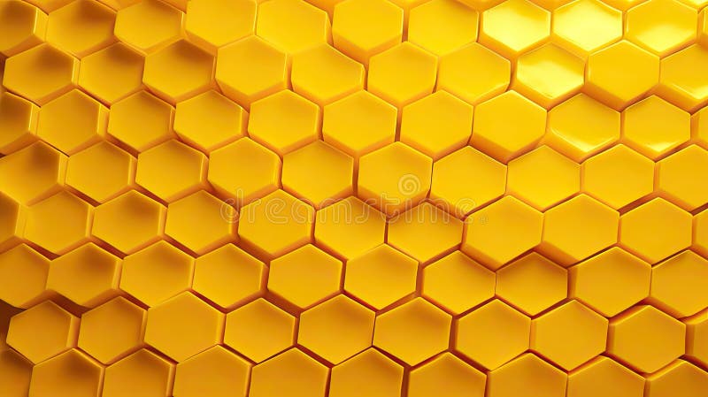 Photograph Yellow Honeycomb Pattern Stock Illustration - Illustration ...