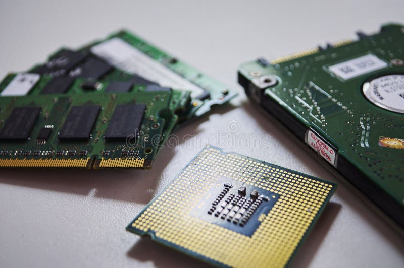 705 Ram Memory Laptop Computer White Background Stock Photos - Free ...