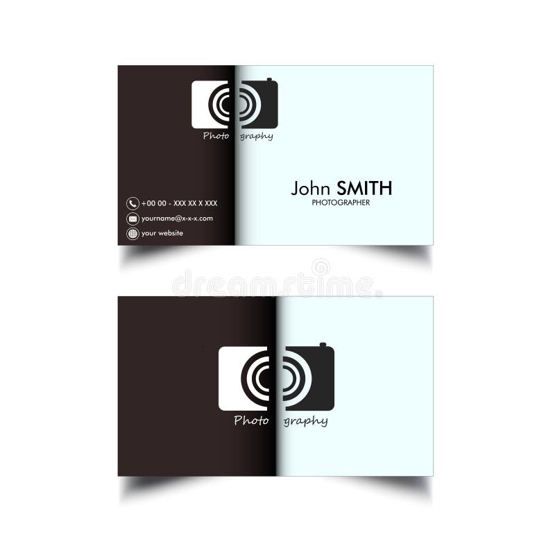 Photographe simple Cards illustration de vecteur. Illustration du ...