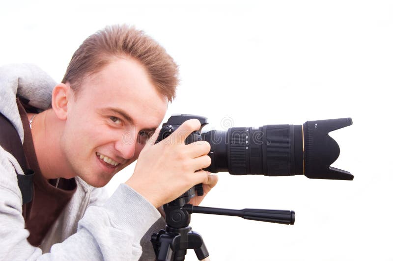 Photographer. stock image. Image of camera, photographing - 17946781
