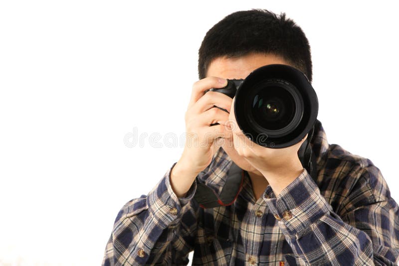 The Photographer he Photographer Stock Image - Image of photographer ...