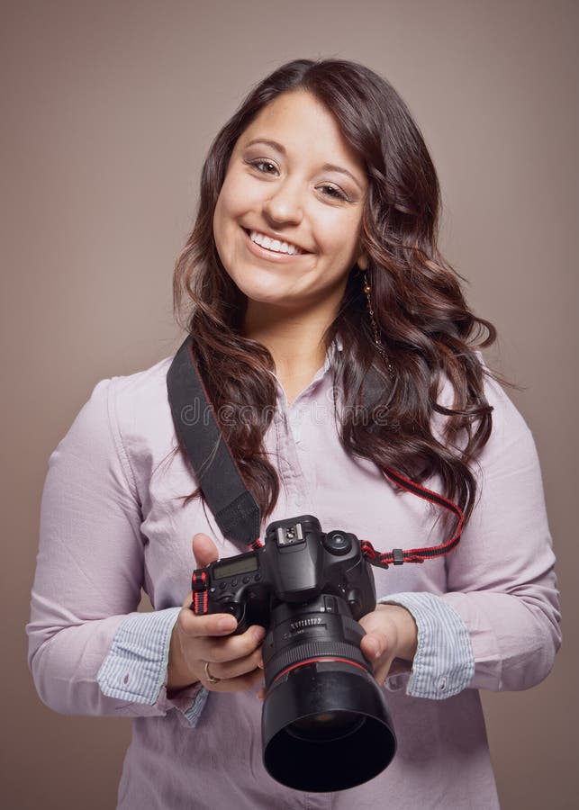 Girl - photographer stock image. Image of face, portrait - 2129585