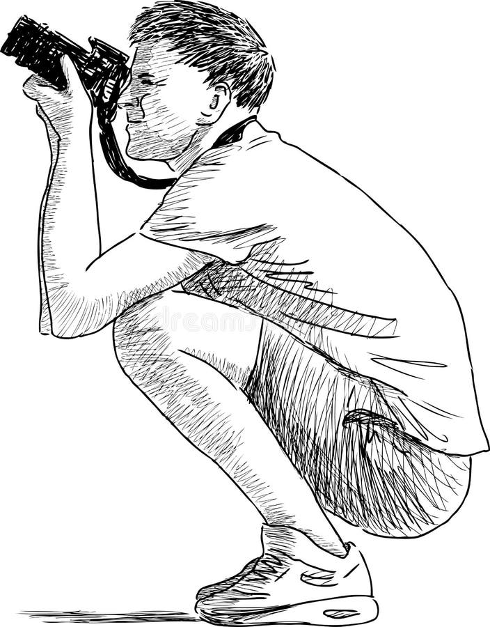 Crouched Stock Illustrations – 480 Crouched Stock Illustrations ...