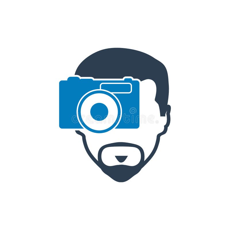 Photographer icon. stock vector. Illustration of camera - 183197081