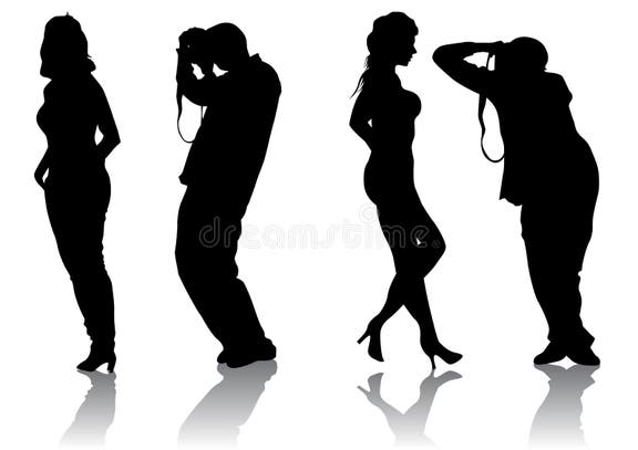 Photographer Shooting Model Stock Illustrations – 936 Photographer ...