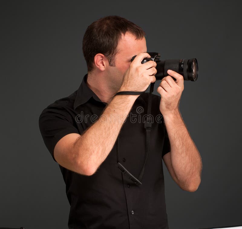 Photographer profile stock image. Image of studio, photographic - 23361533