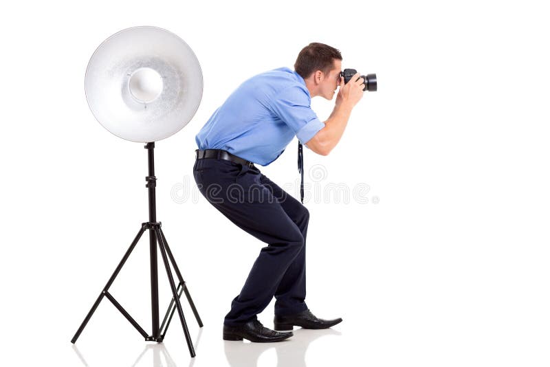 Photographer shooting stock image. Image of dslr, caucasian - 34937599