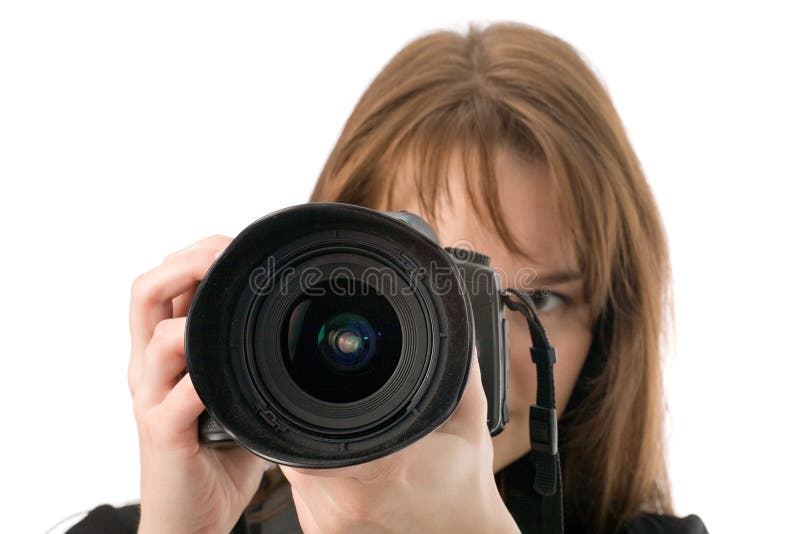 Photographer taking a shot stock photo. Image of young - 5836444