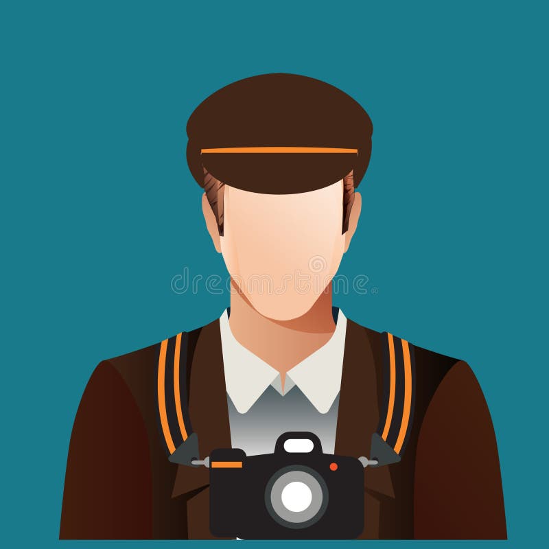Photographer. Vector Illustration Decorative Design Stock Vector ...