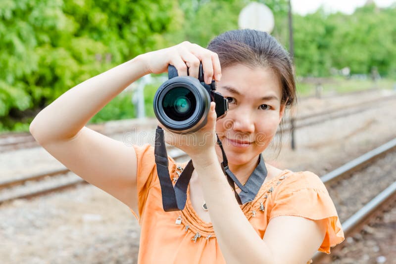 Photographer stock image. Image of focus, portrait, mature - 55885493