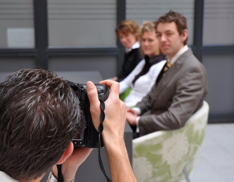Professional Photographer Working Hard Stock Photo - Image of water ...