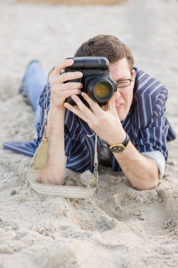 Photographer at work stock photo. Image of smoky, professional - 123964
