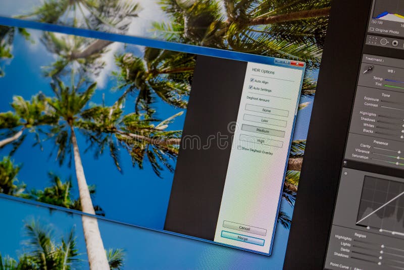 Close-up of Landscape or Nature Images Displayed in Grid in Photo ...