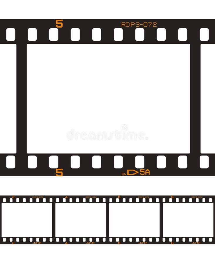 Photographic Analog Film Border Stock Vector - Illustration of ...