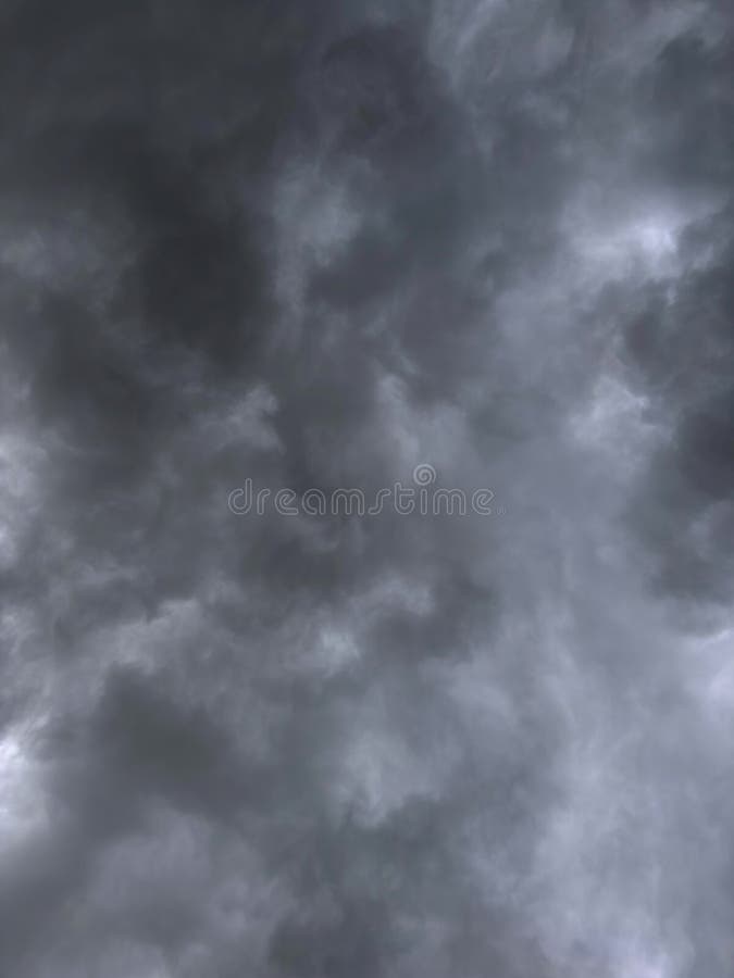 Photographic Documentation of Black Storm Clouds Stock Image - Image of ...