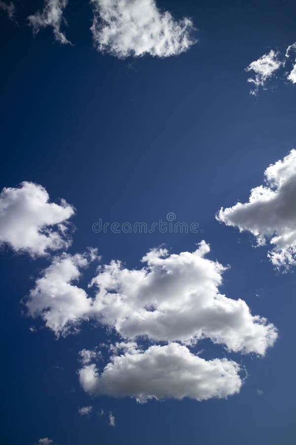 Photographic Documentation of Some Clouds in a Blue Sky Stock Image ...