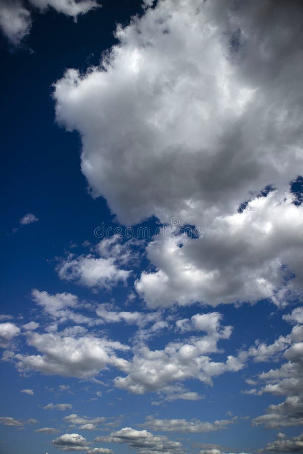 Photographic Documentation of Some Clouds in a Blue Sky Stock Photo ...