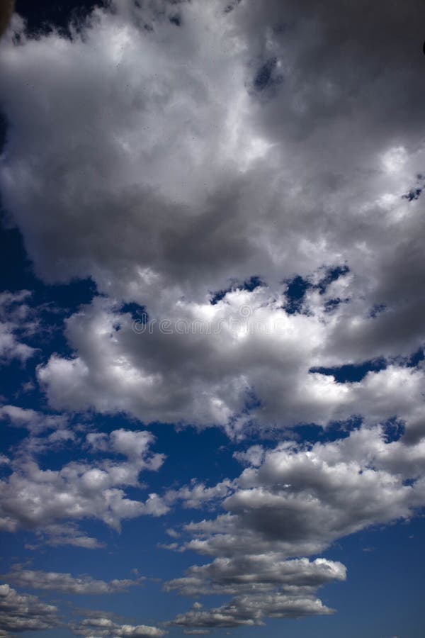 Photographic Documentation of Some Clouds in a Blue Sky Stock Photo ...