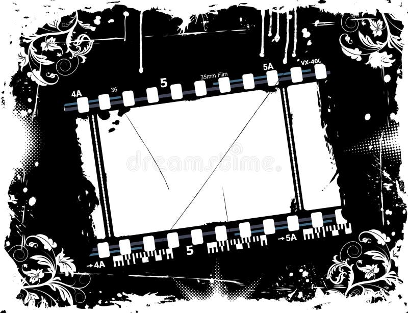 Photographic film frame stock vector. Illustration of decoration - 2475096