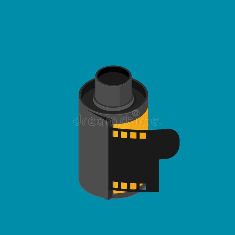 Photographic Film Icon. Flat Design Style Modern Vector Illustration ...