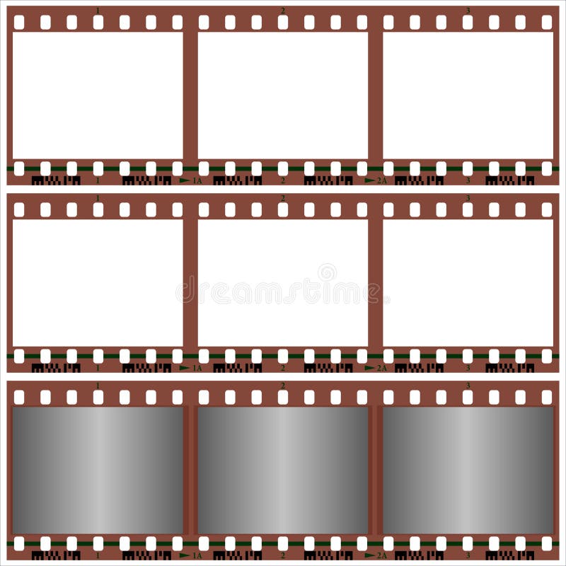 Photographic film stock vector. Illustration of filmstrip - 89201809