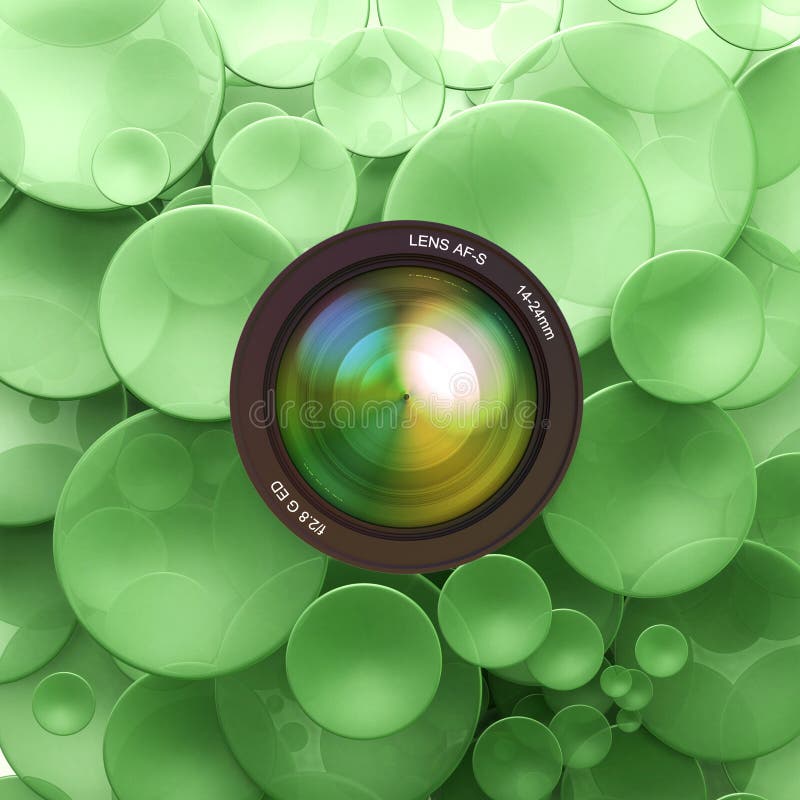 Photographic Green Background Stock Illustration - Illustration of ...
