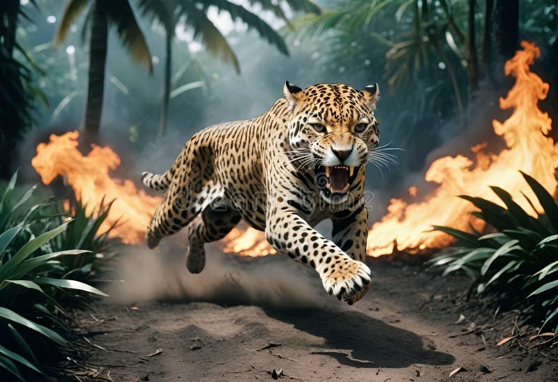 Photographic Image of Jaguar 3 Stock Illustration - Illustration of ...