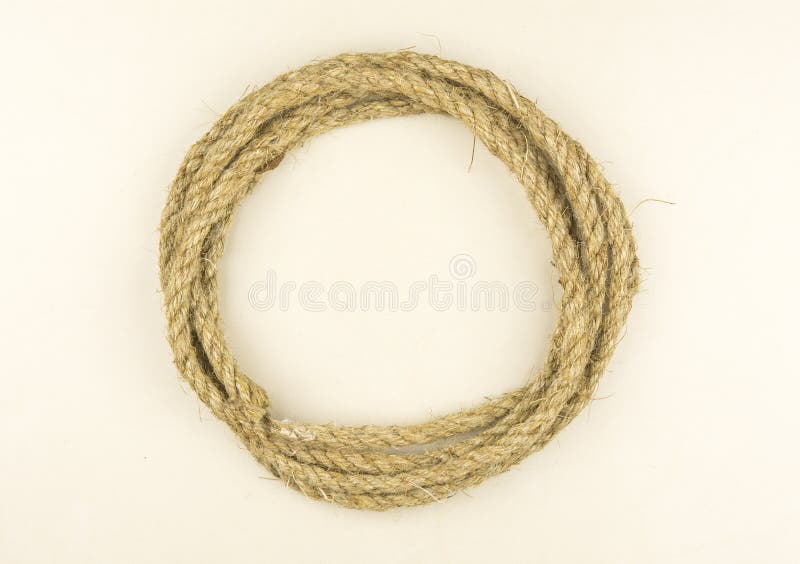 Noeud de cercle de corde image stock. Image du image - 38680557