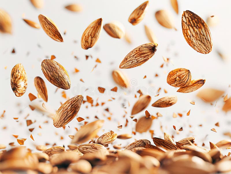 Photography of ALMONDS Falling from the Sky, Hyperpop Colour Scheme ...
