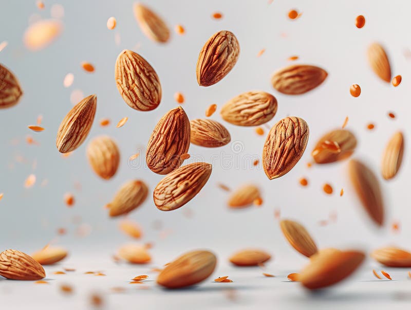 Photography of ALMONDS Falling from the Sky, Hyperpop Colour Scheme ...