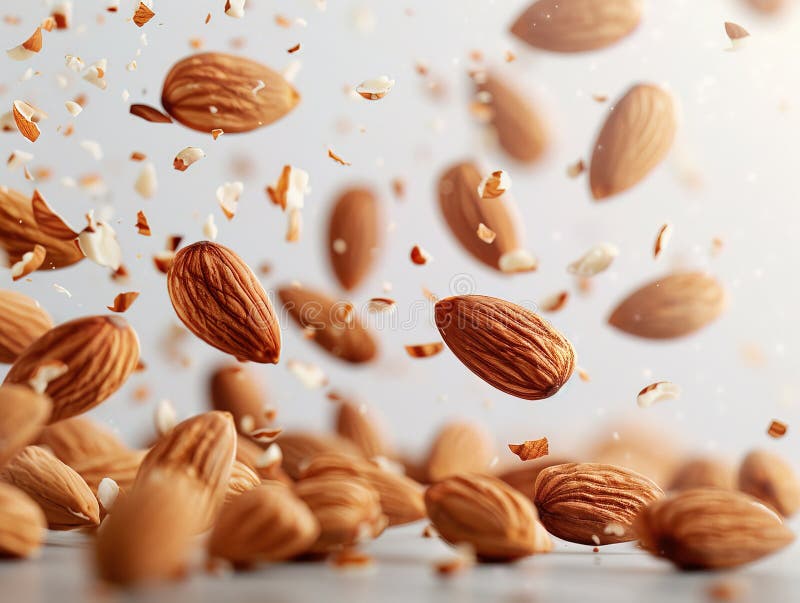 Photography of ALMONDS Falling from the Sky, Hyperpop Colour Scheme ...