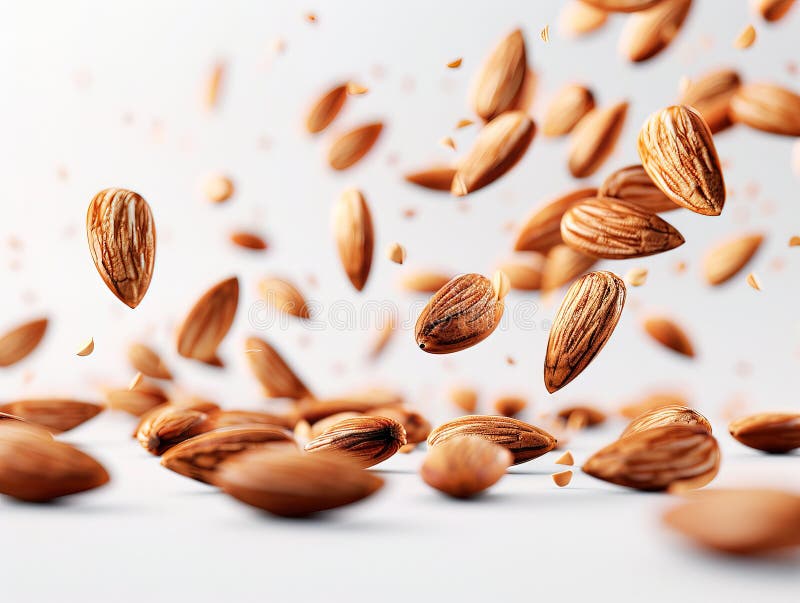 Photography of ALMONDS Falling from the Sky, Hyperpop Colour Scheme ...