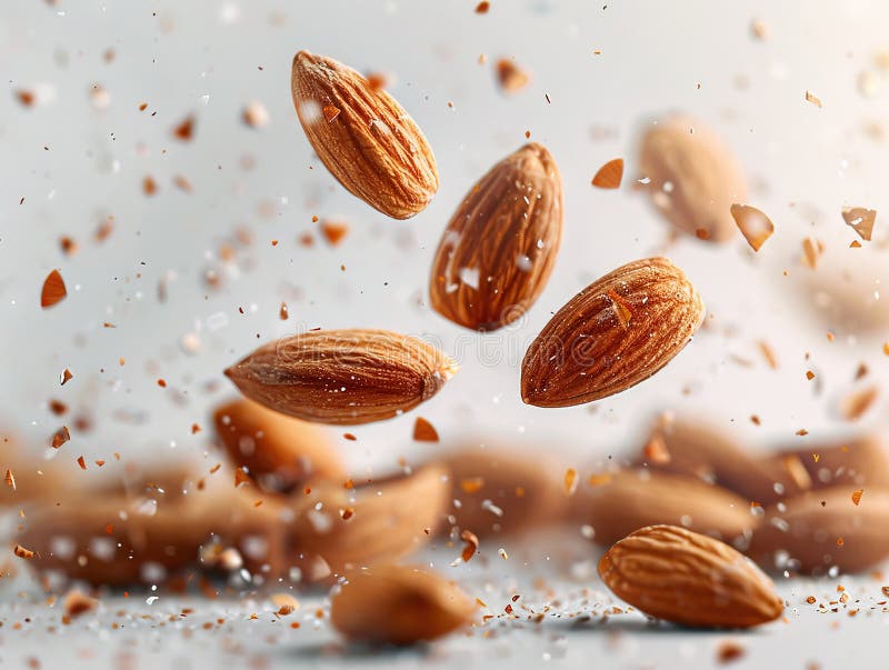 Photography of ALMONDS Falling from the Sky, Hyperpop Colour Scheme ...