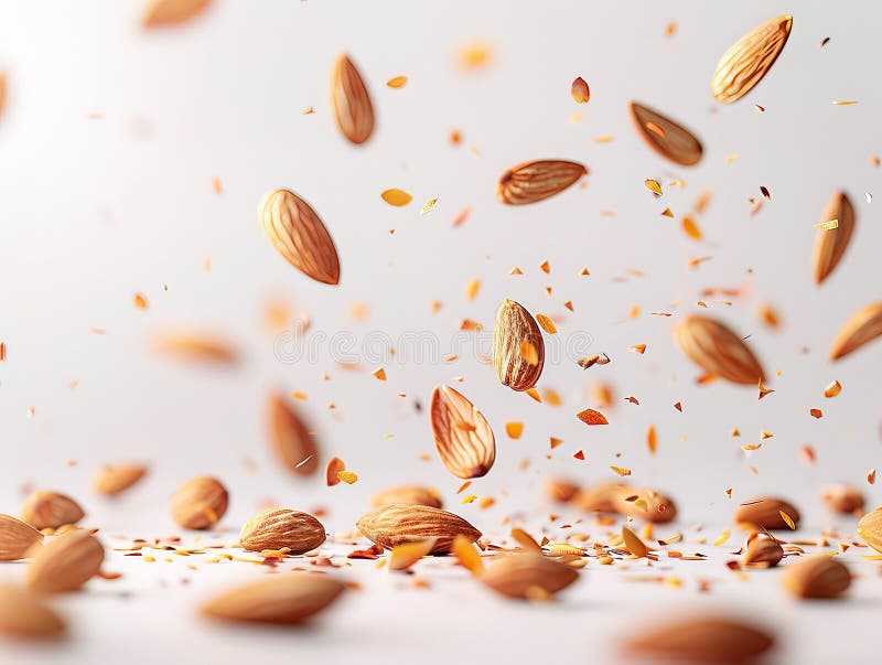 Photography of ALMONDS Falling from the Sky, Hyperpop Colour Scheme ...