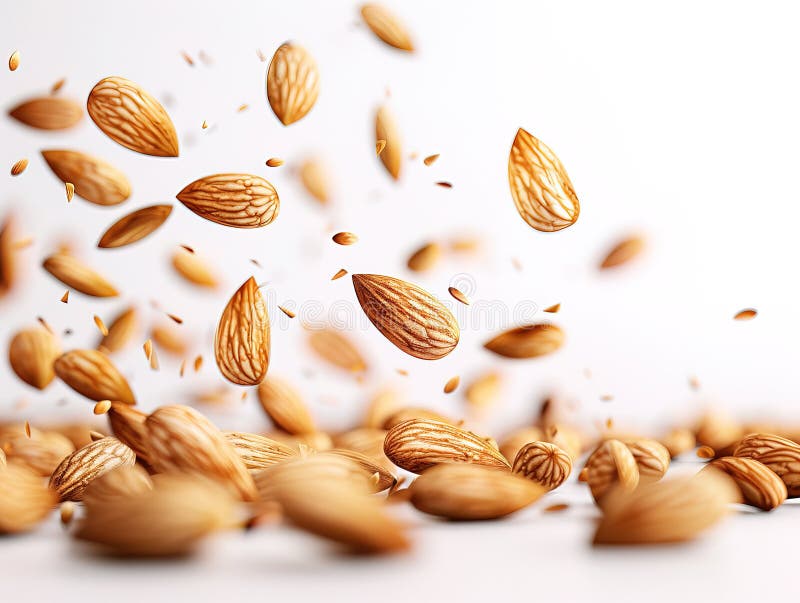 Photography of ALMONDS Falling from the Sky, Hyperpop Colour Scheme ...