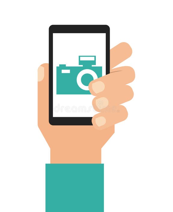 Photography Application Icon Stock Vector - Illustration of mobile ...