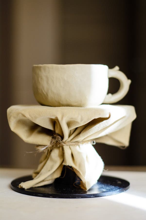 Handmade Ceramic Craft Ware. Cup Stock Photo - Image of culture, food ...