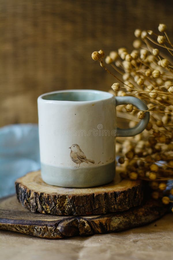 Handmade Ceramic Craft Ware. Cup Stock Photo - Image of hobby ...