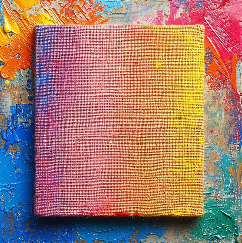 Photography Backdrops Shoot is Made of Burlap Canvas with a Colored ...