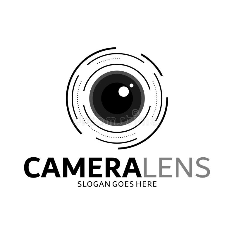 Photography Camera Lens Logo Vector Minimalist Illustration Design ...