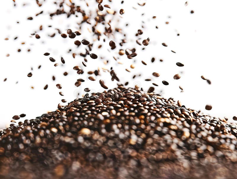 Photography of CHIA SEEDS Falling from the Sky, Hyperpop Colour Scheme ...