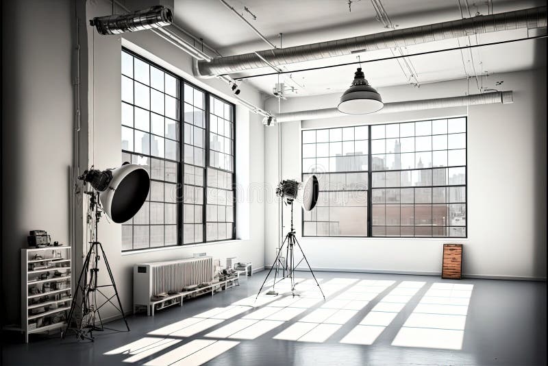 Photography, Cinema Studio Backstage Setup, Generative Ai Stock ...