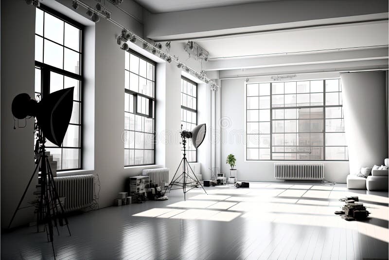 Photography, Cinema Studio Backstage Setup, Generative Ai Stock ...