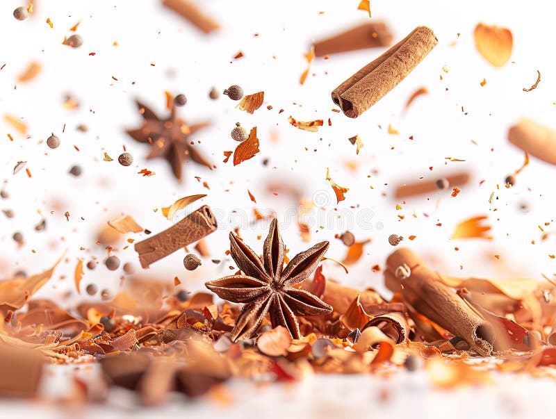 Photography of CINNAMON Falling from the Sky, Hyperpop Colour Scheme ...