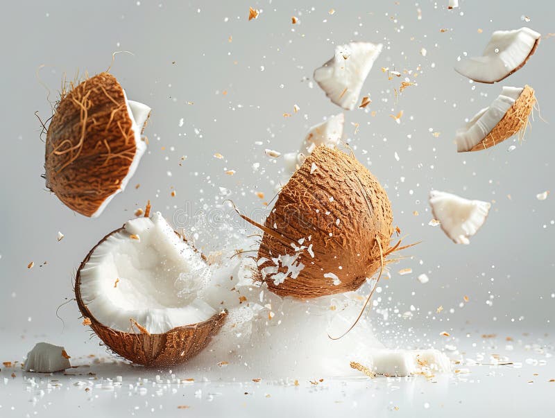 Photography of COCONUT Falling from the Sky, Hyperpop Colour Scheme ...