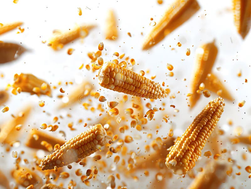 Photography of CORN Falling from the Sky, Hyperpop Colour Scheme ...