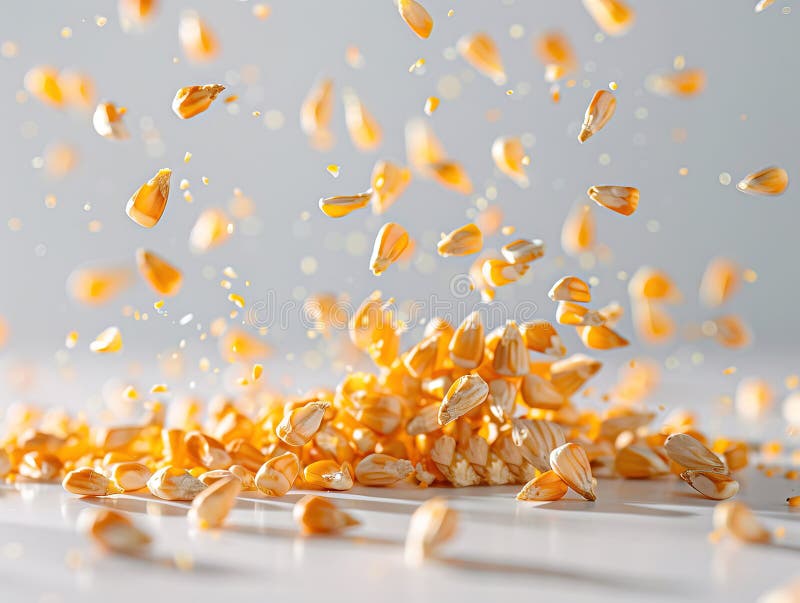 Photography of CORN Falling from the Sky, Hyperpop Colour Scheme ...